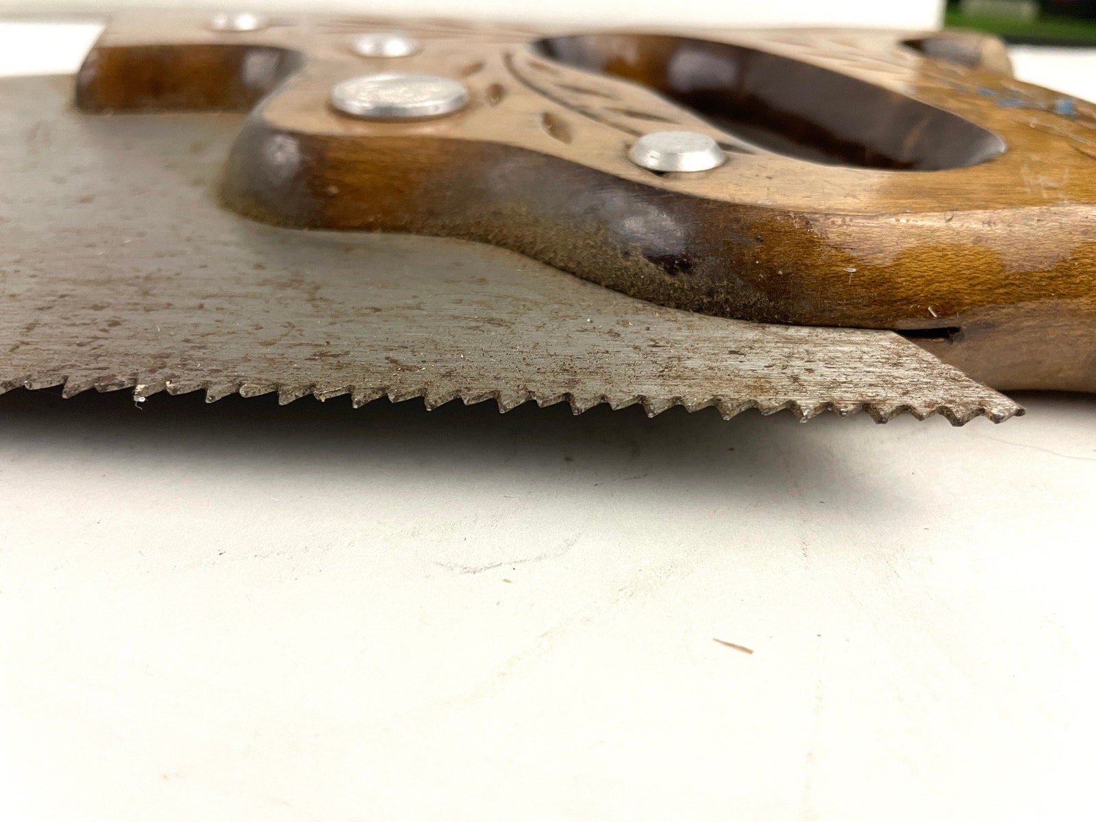 VTG Disston D-23 Crosscut Handsaw Wheat Pattern 8 Point 26” Inch Saw ...