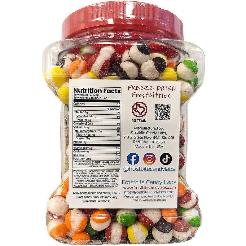 Large ONE POUND of Candy Bucket Freeze Dried Frostbittles - Etsy