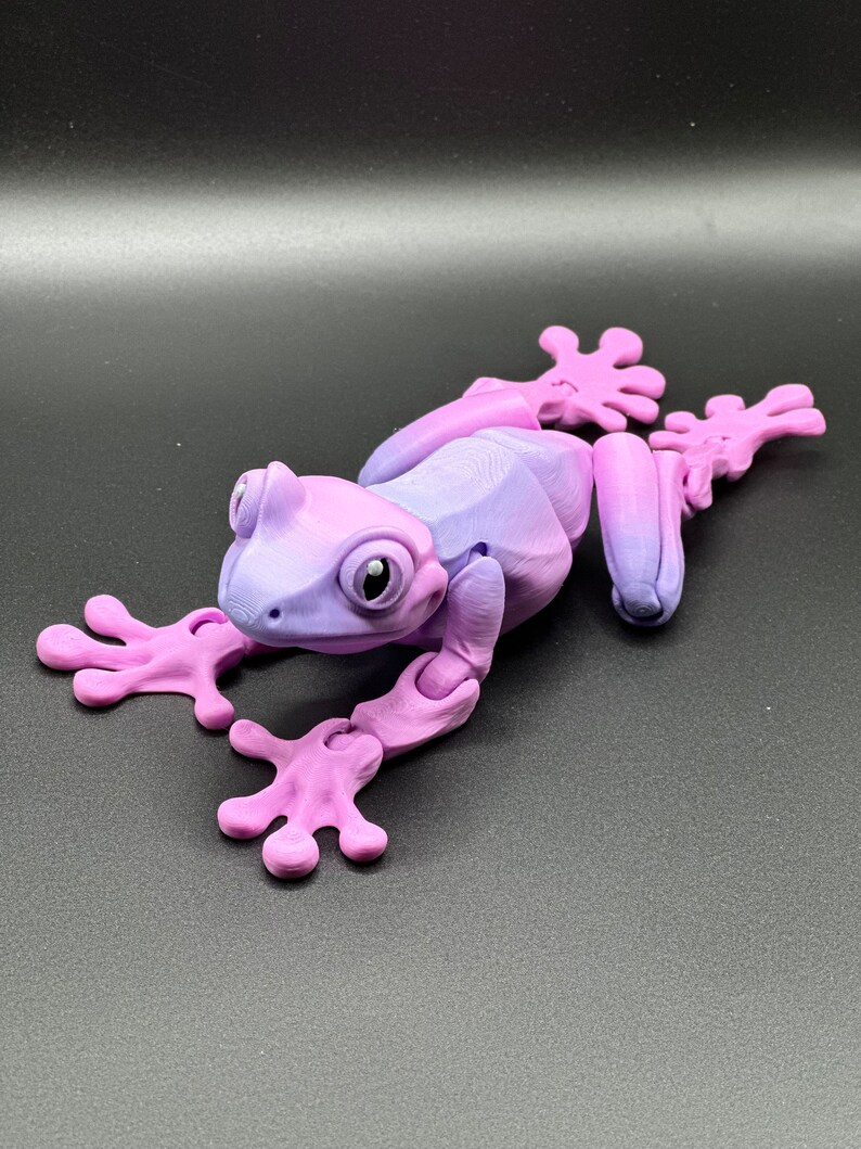 Articulating 3D Printed Tree Frog Fidget - Etsy