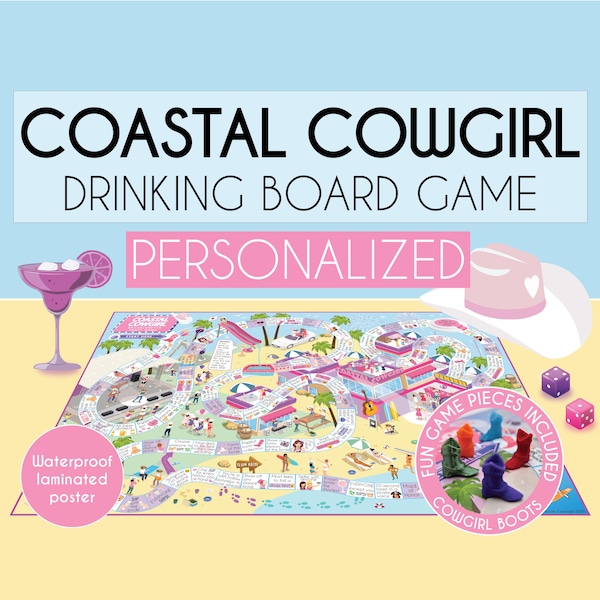 Coastal Cowgirl Bachelorette Games - Etsy