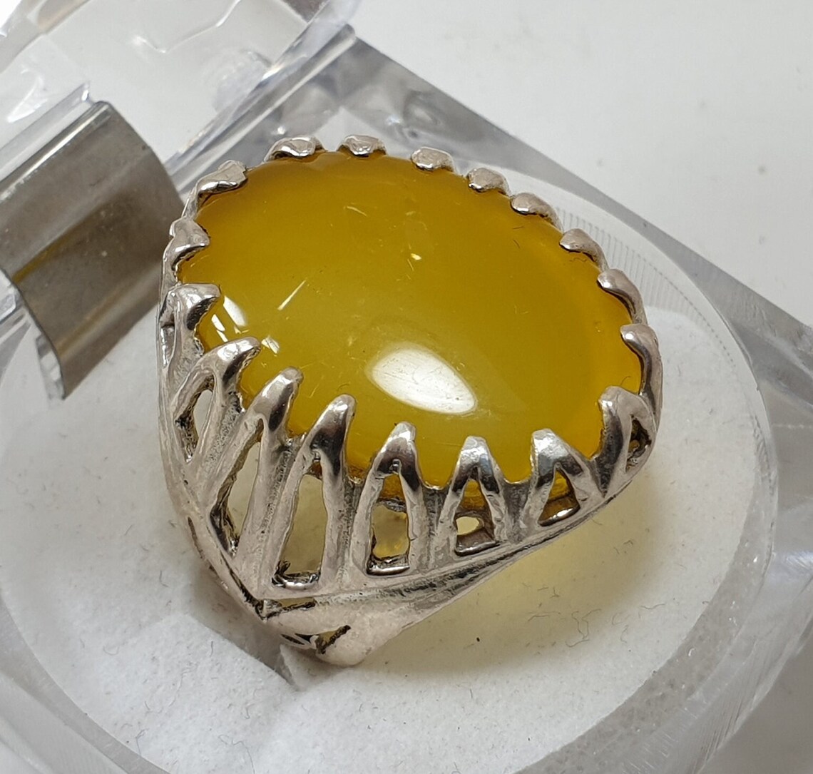 Men Aqeeq Ring Yemeni Zard Aqeeq Ring Mens Yellow Agate Handmade Ring ...