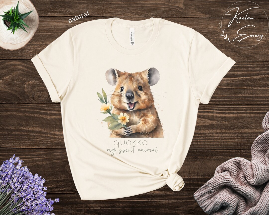 Quokka Tshirt, Funny Animal Shirt, Quokka is My Spirit Animal, Smiling ...
