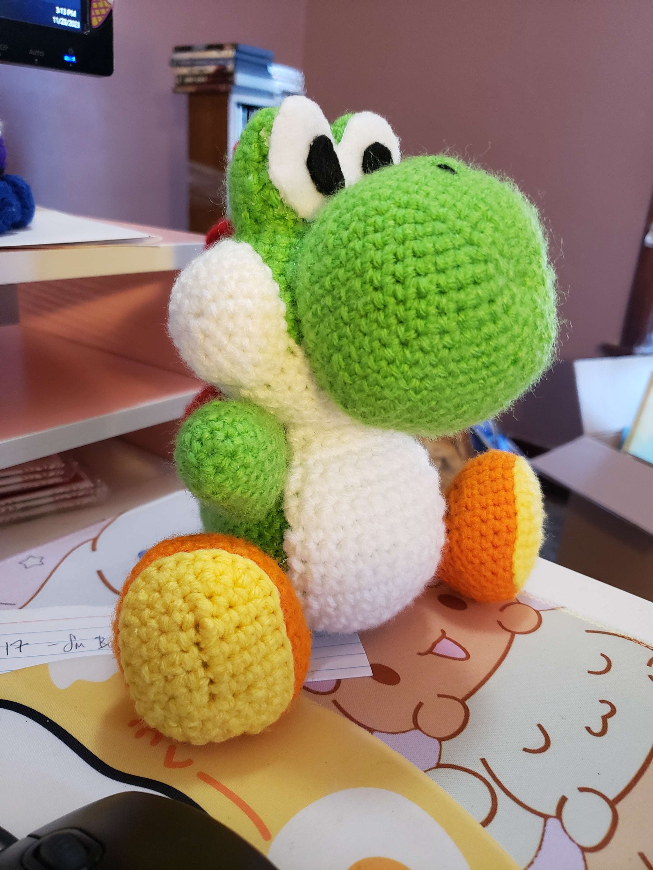 Wooly Crochet Amigurumi Yoshi - Etsy