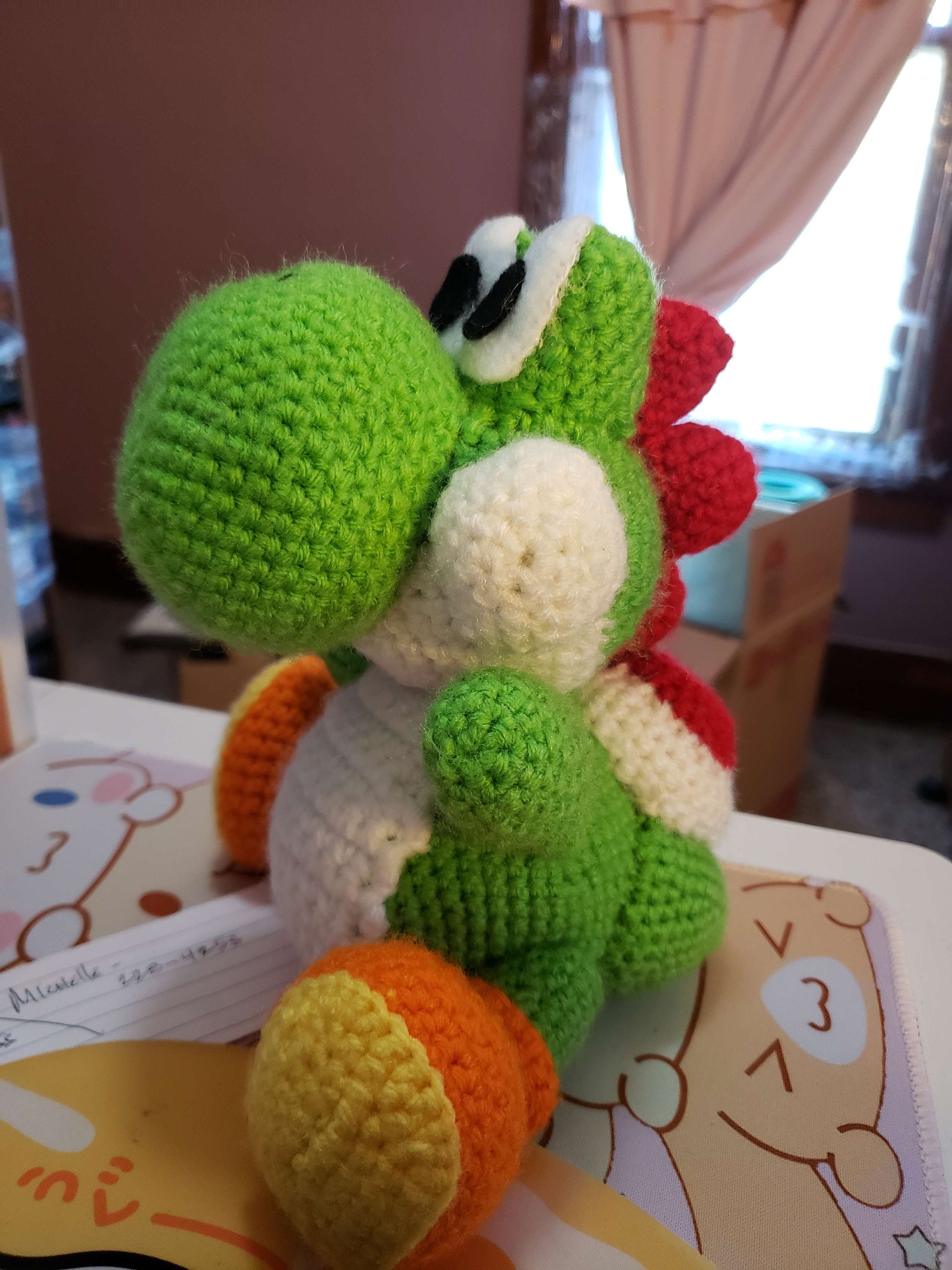 Wooly Crochet Amigurumi Yoshi - Etsy