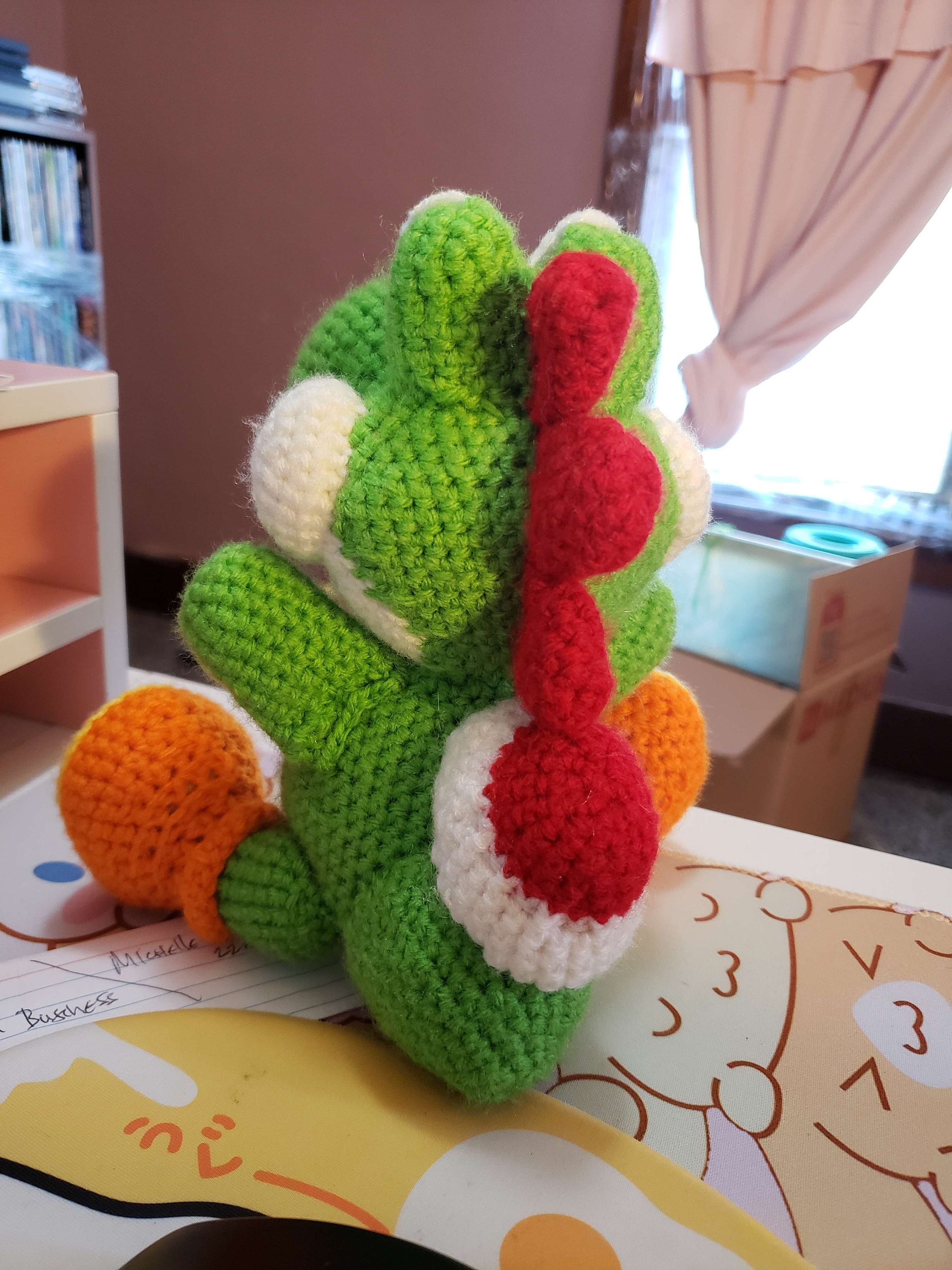 Wooly Crochet Amigurumi Yoshi - Etsy