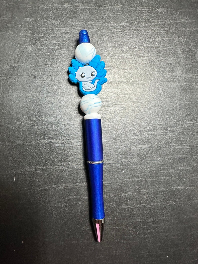 Blue Axolotl Pen - Etsy