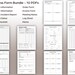Essential Business Forms Bundle - 10 Instant Download Office Form Pdfs ...