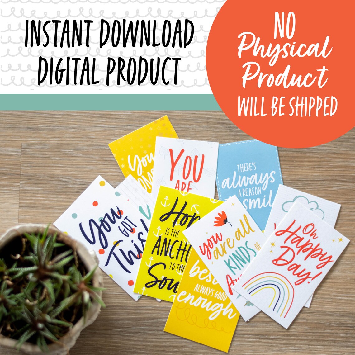80 Affirmation Cards. Printable Affirmation Cards, Digital Download ...