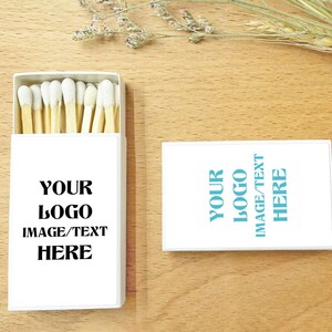 Custom Matchboxes, Personalized Business Logo Match Boxes, Wedding ...
