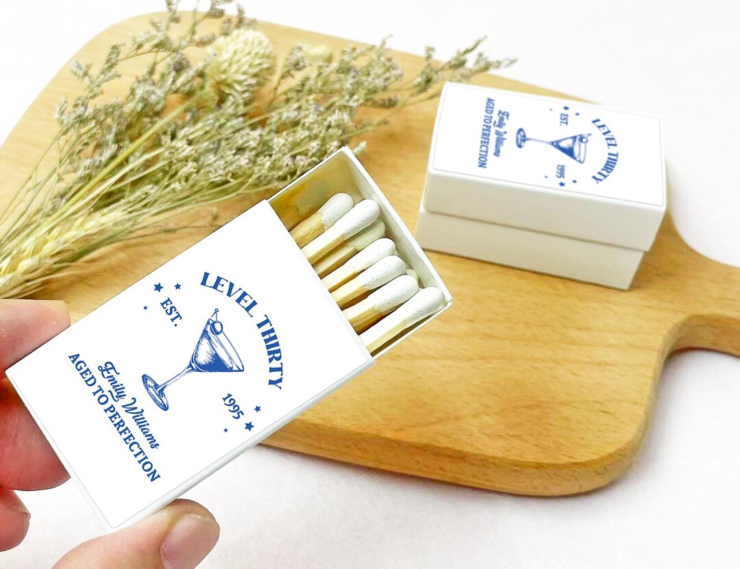 Birthday Match Box/personalized Artwork Birthday Gifts/matches for ...