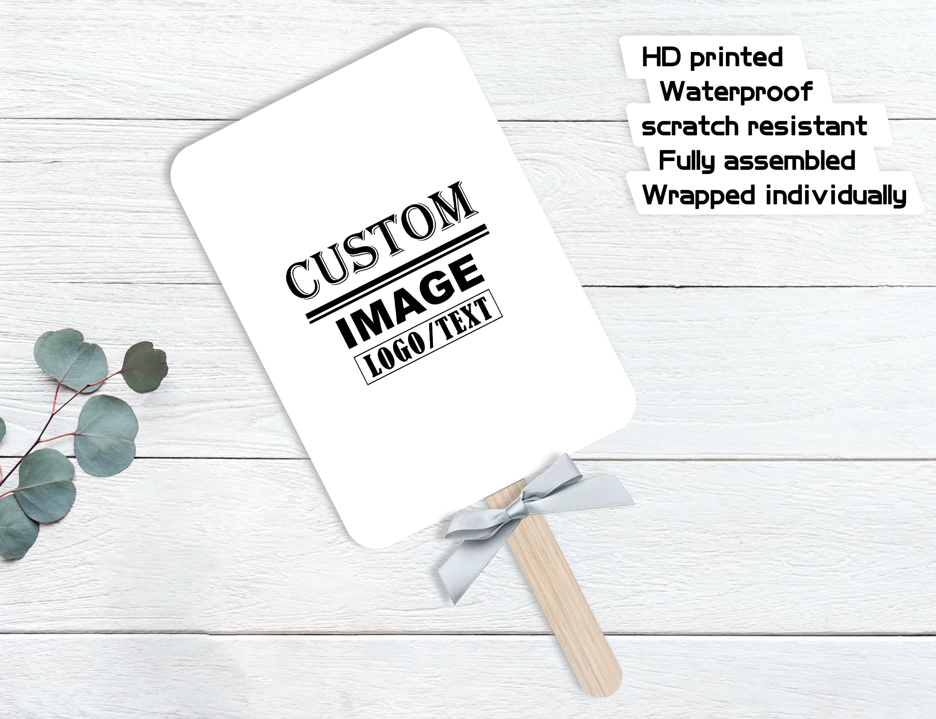 Custom Printed Photo Fans/personalize With Your Logo or Design/custom ...