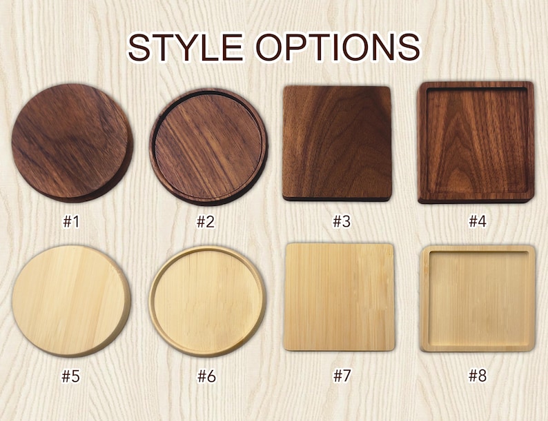 Bulk Logo Wooden Coasters/business Favor Coasters/personalized Drink ...