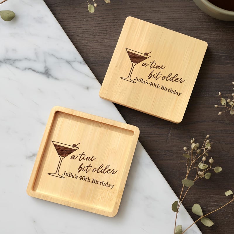 A Tini Bit Coasters - Etsy