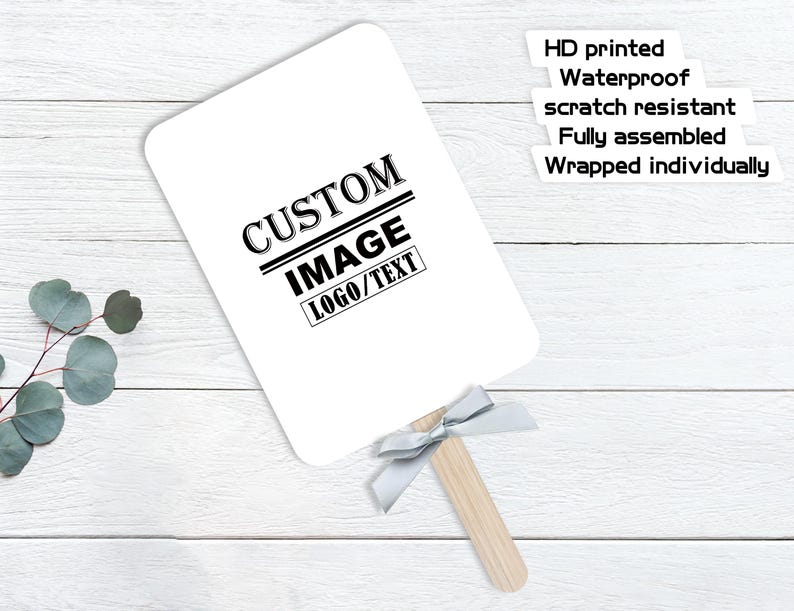 Custom Printed Photo Fans/personalize With Your Logo or Design/custom ...