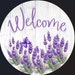 Welcome Y'all With Butterfly and Bluebonnets Round Wreath Sign, Welcome ...