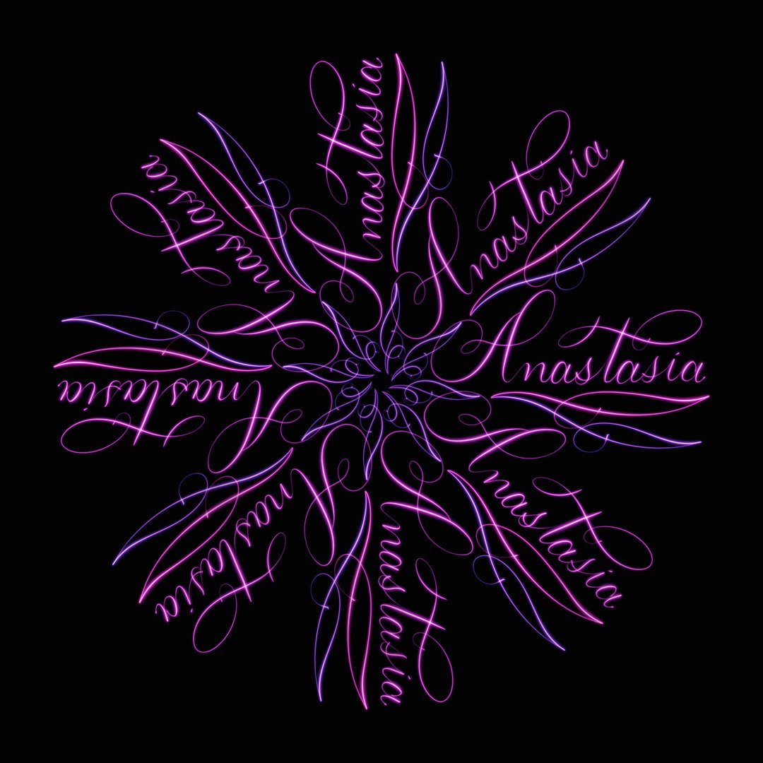 Mandala Name Digital Print (mandala PNG, Mandala Ideas, Customized ...