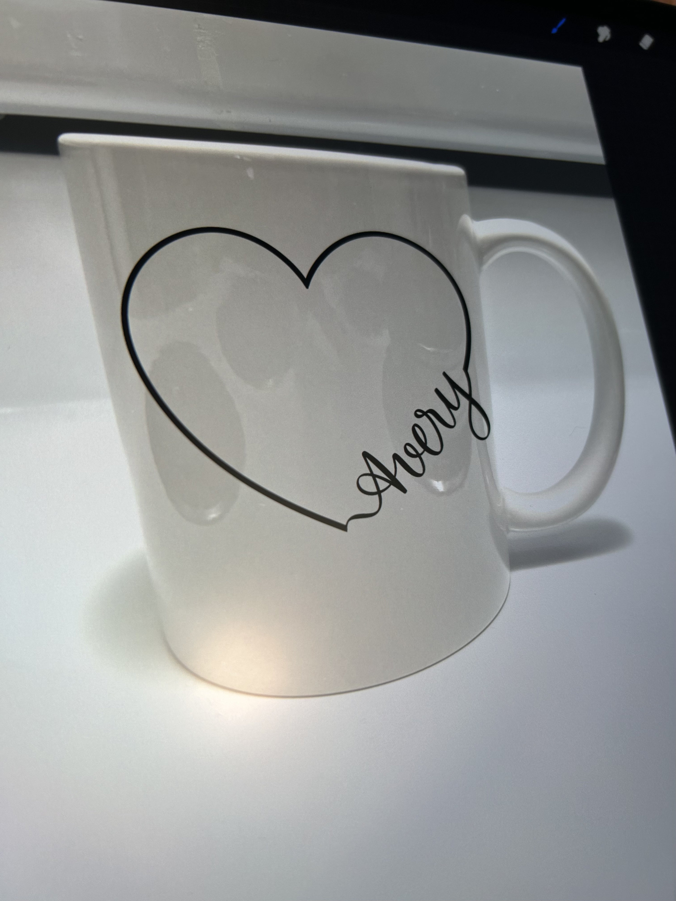 Customized Heart With a Name. PNG SVG File. Handwritten to Order. - Etsy