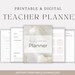 Digital Teacher Planner Printable 2024 - Etsy