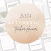 Digital Teacher Planner Printable 2024 - Etsy