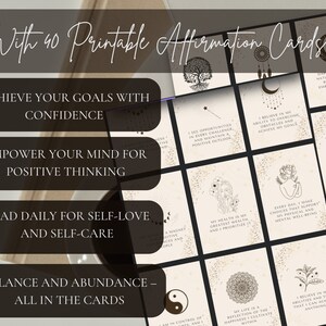 40 Printable Affirmation Cards for Confidence, Self-care, Success - Etsy