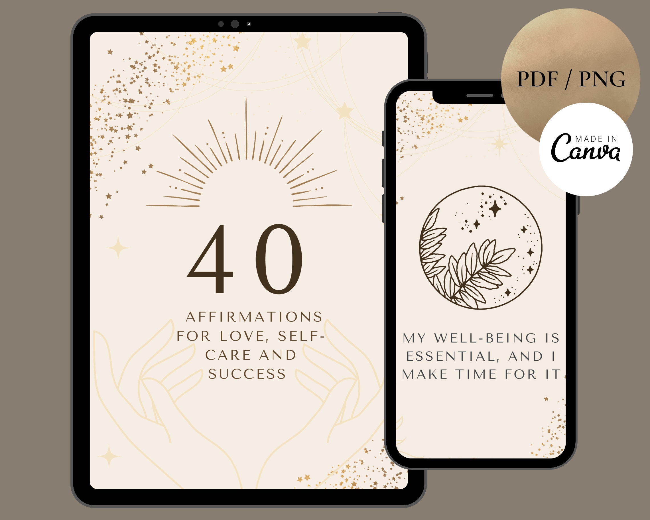 40 Printable Affirmation Cards for Confidence, Self-care, Success - Etsy