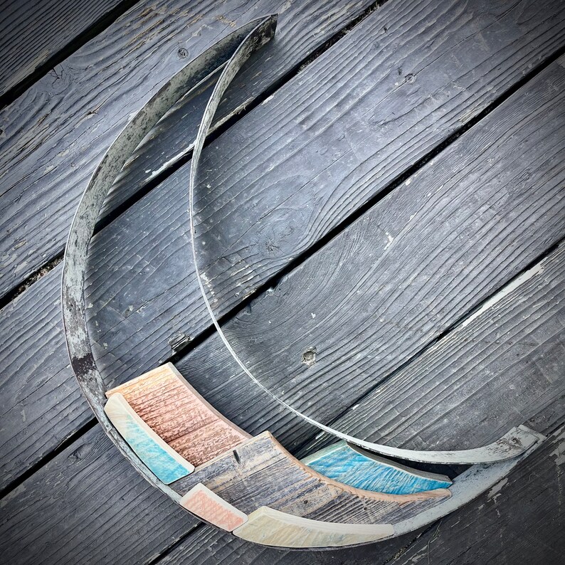 Hanging Wine Barrel Moonscape - Etsy