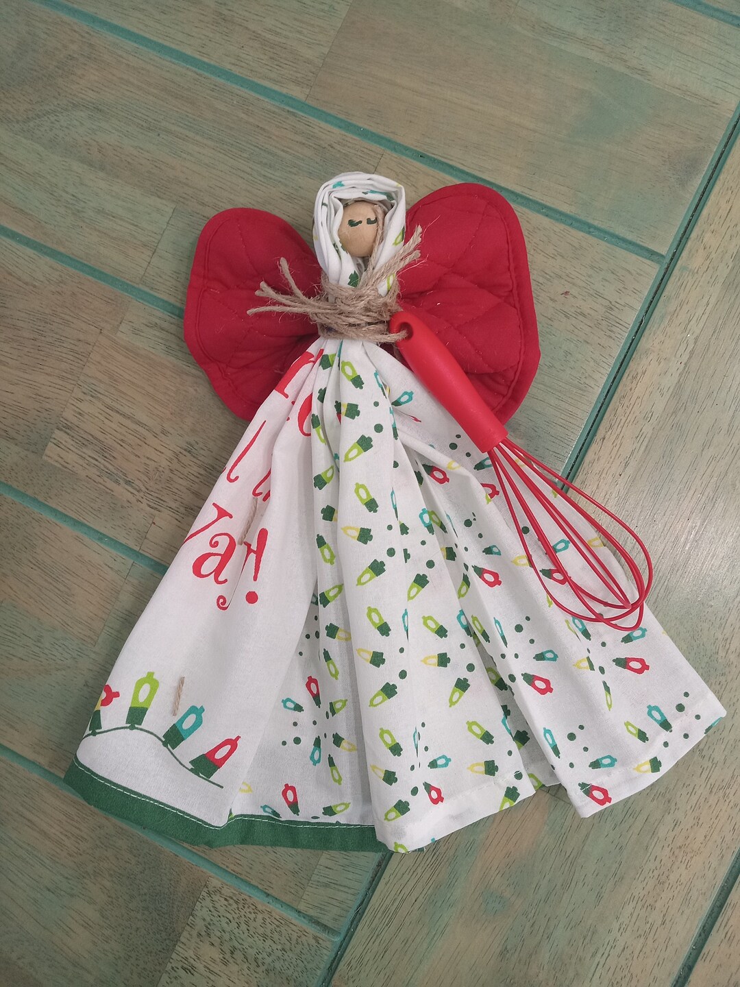 Angel Dish Cloth & Pot Holder Set - Etsy