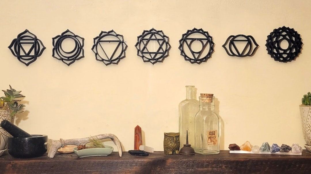 Chakra Crystal Shelves Set - Etsy