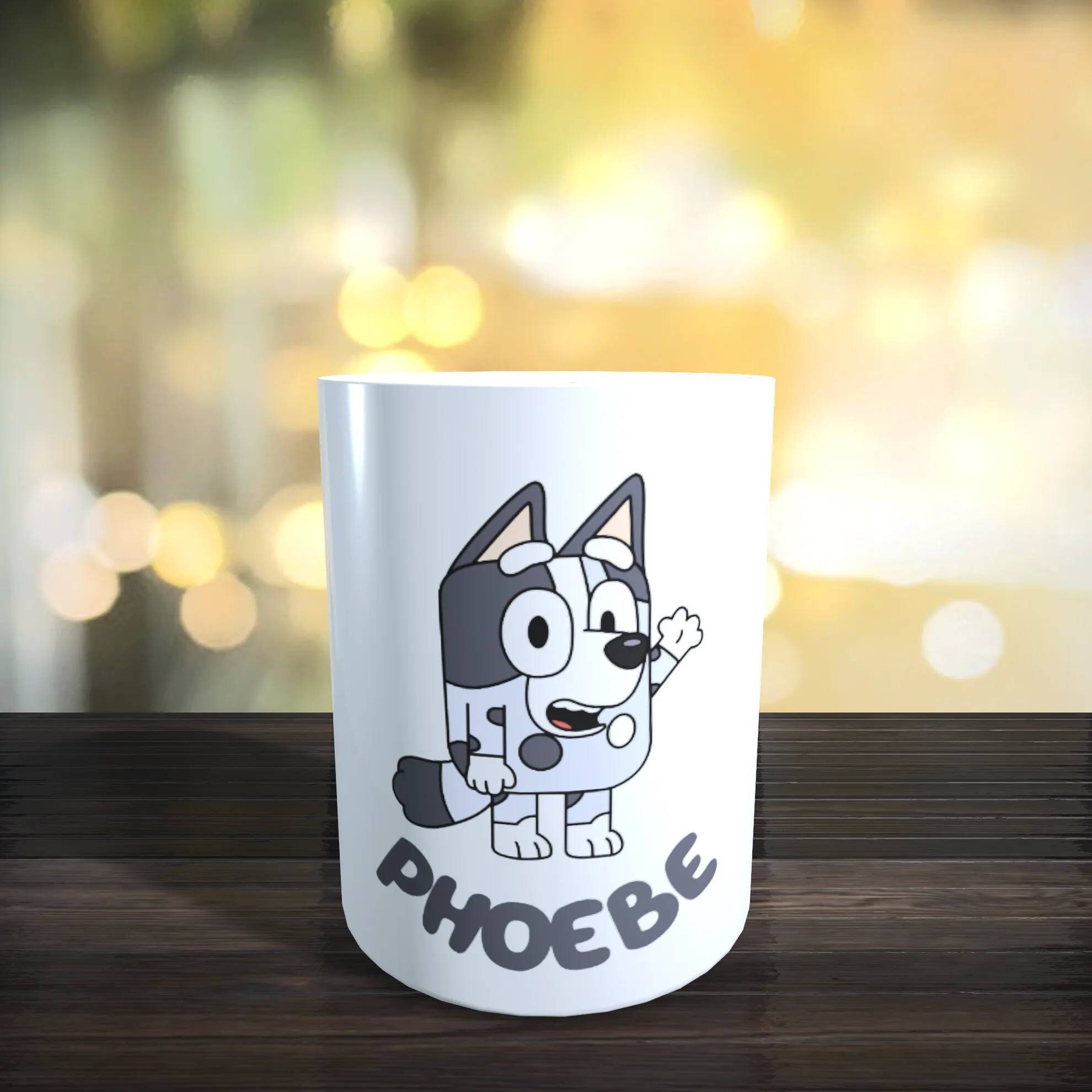 Personalised Bluey Character Money Boxes, Bandit, Chilli, Bluey, Bingo ...