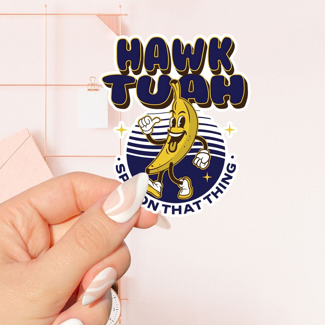 Hawk Tuah Hawk Tuah Sticker Tiktok Viral Spit on That Thing Give Them ...