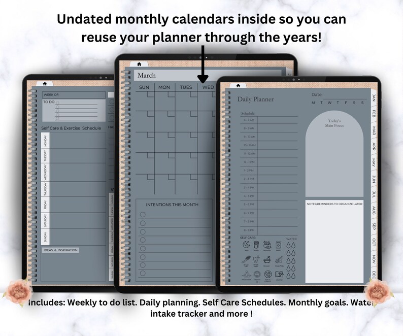 Black Girl Self Care Planner Goodnotes Planner Self Care Planner 2024 ...