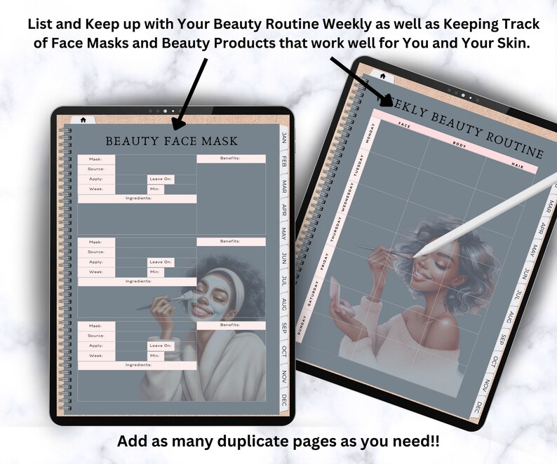 Black Girl Self Care Planner Goodnotes Planner Self Care Planner 2024 ...