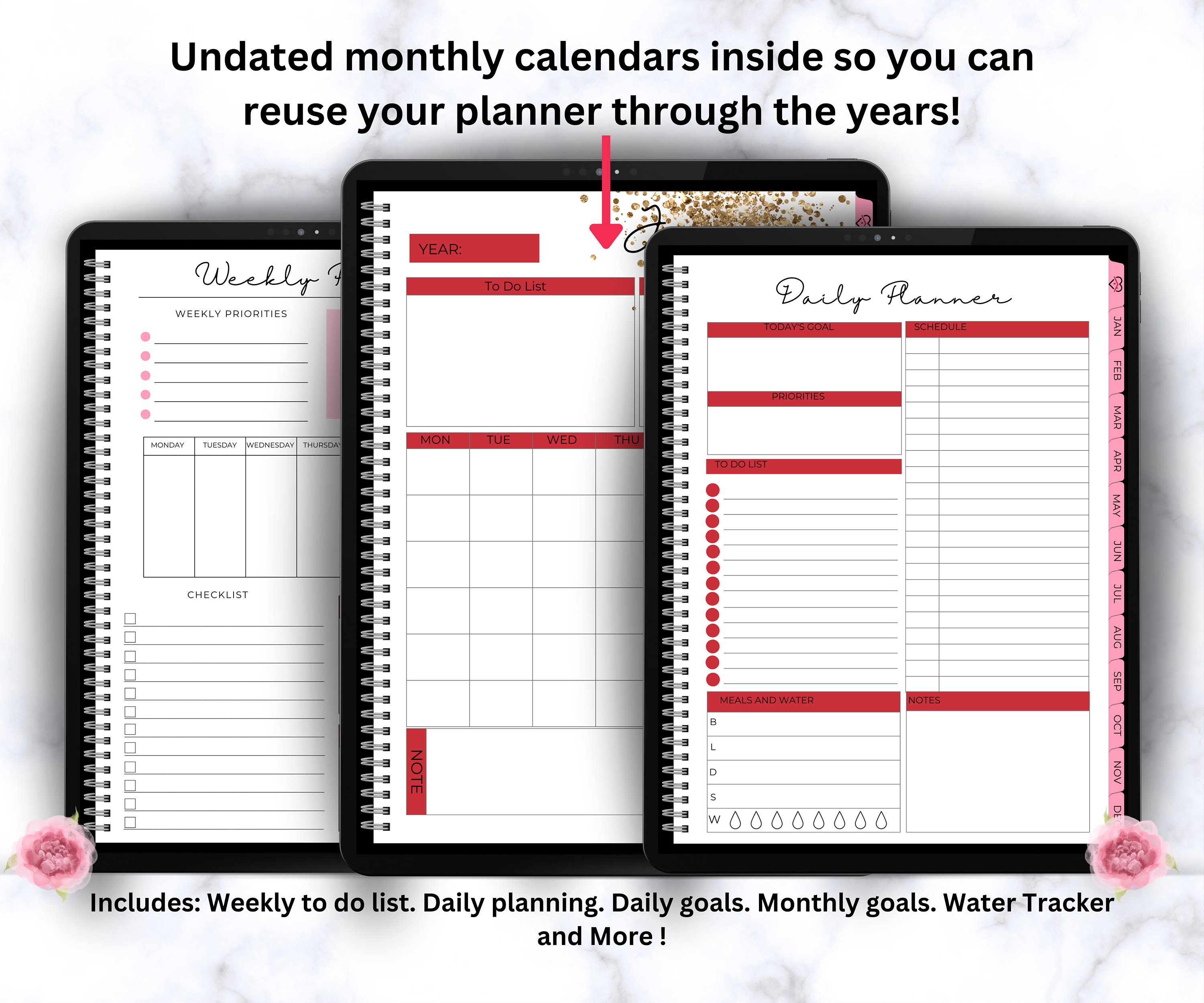 Black Girl Self Love Planner Valentines Day Planner Black Girl Digital ...