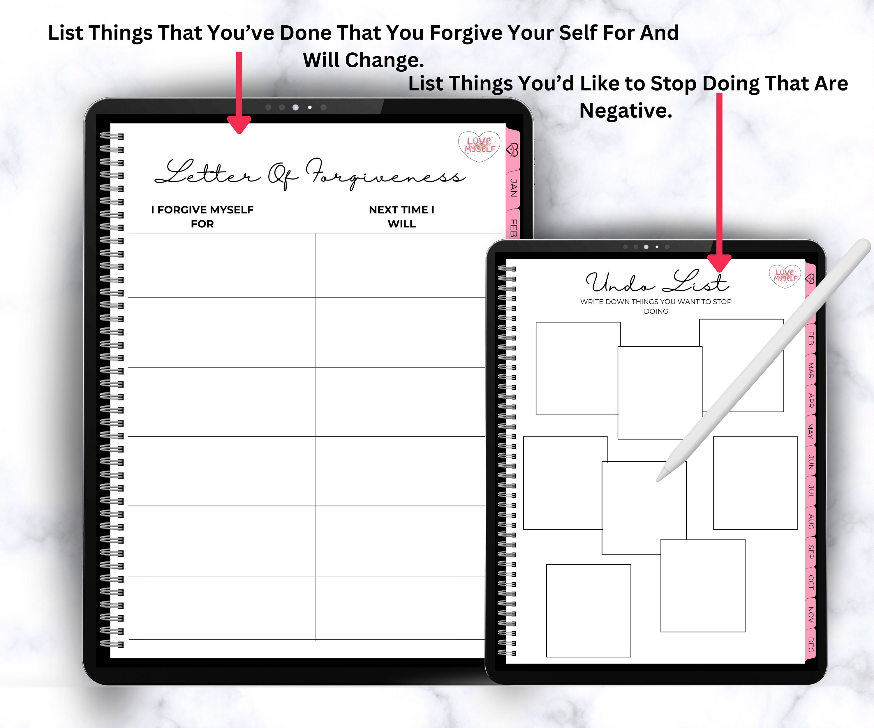 Black Girl Self Love Planner Valentines Day Planner Black Girl Digital ...