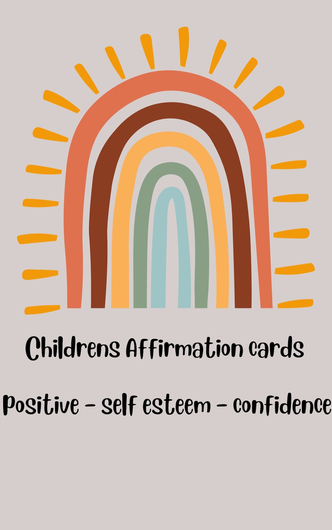 40 Childrens Affirmation Cards, Vision Board Printables, Cards for Law ...