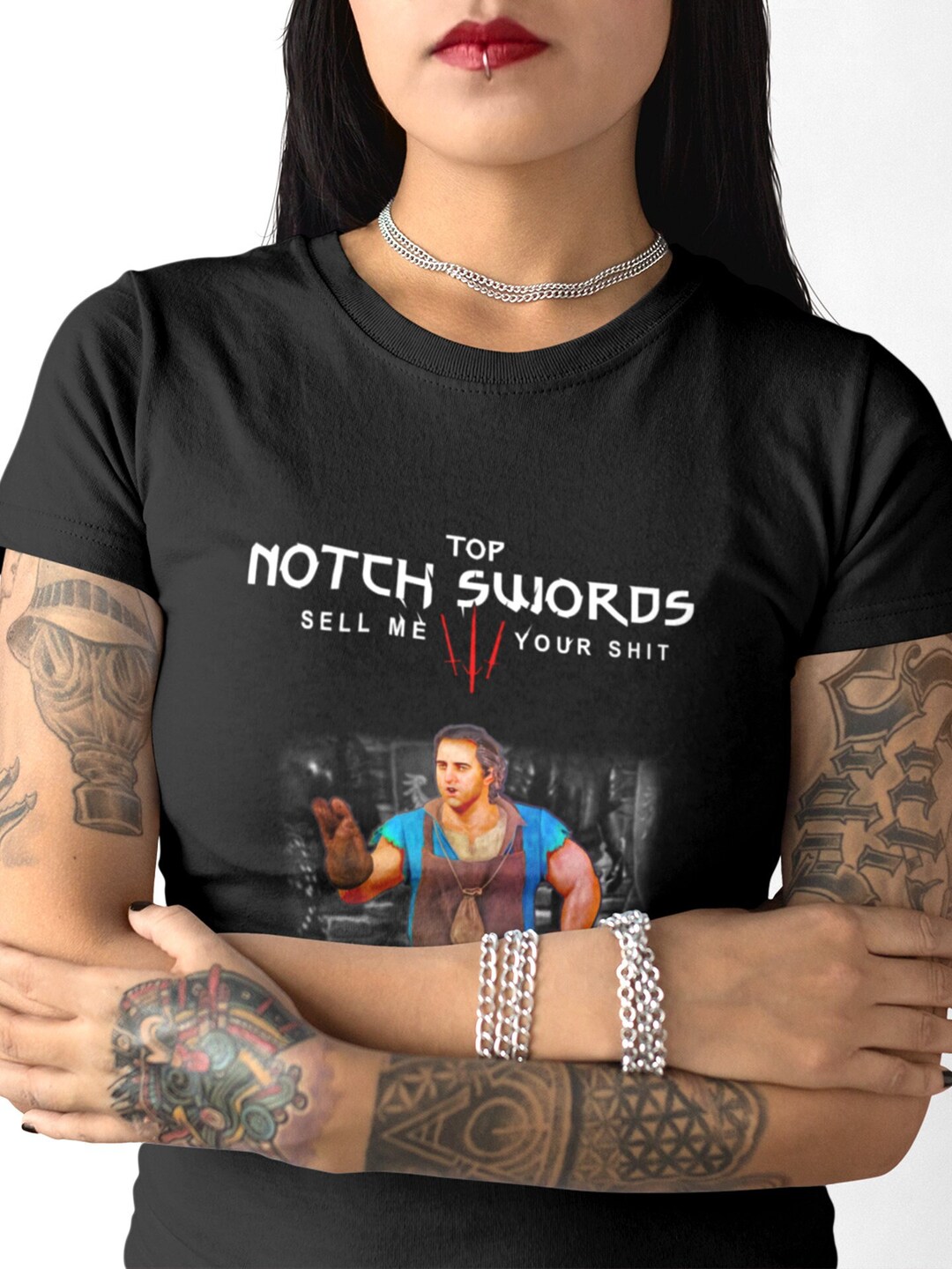 Witcher 3, Top Notch Swords Women's Tee - Etsy