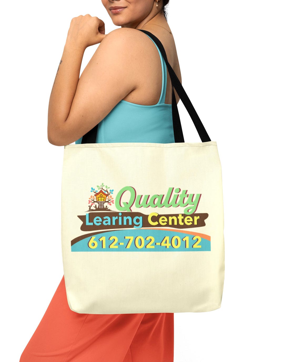 Quality Learing Center Tote Bag, 3 Size Multipurpose Bag - Etsy