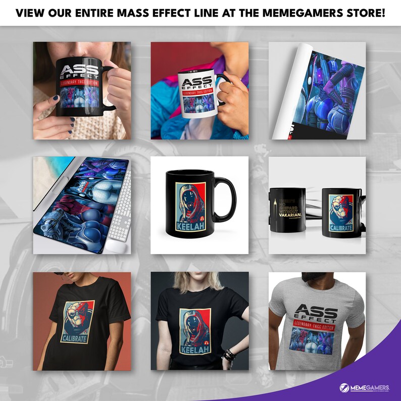 Mass Effect Ass Effect Legendary Thicc Edition Black Mug 11oz Etsy 9465
