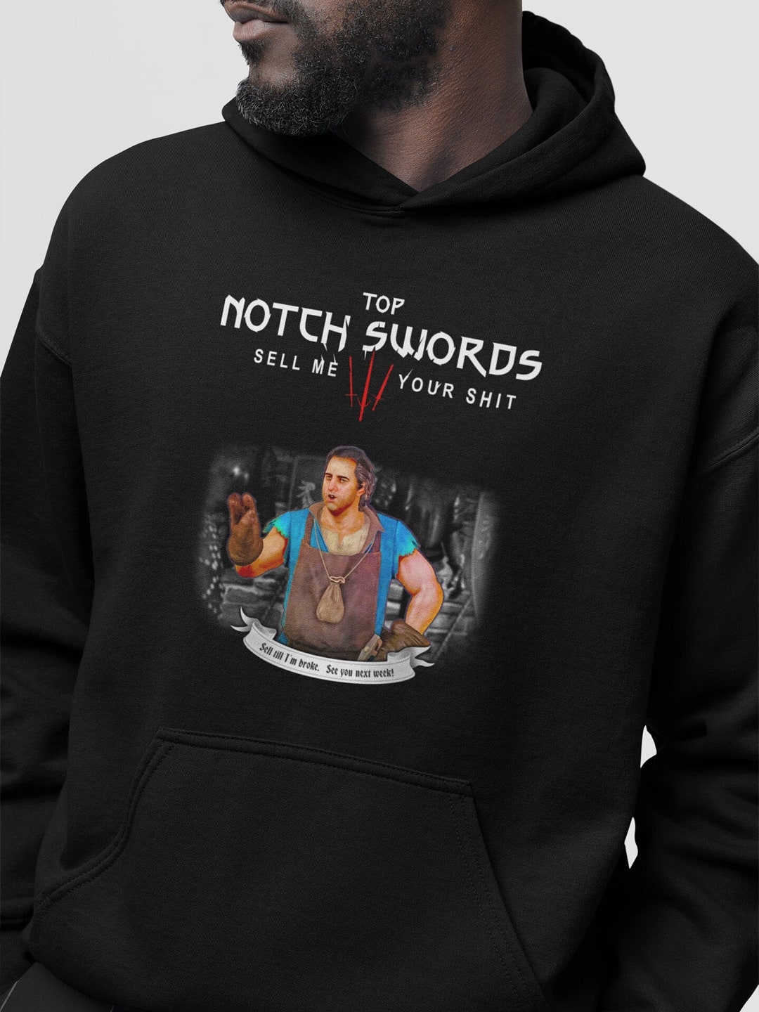 Witcher 3 Top Notch Swords Hoodie, Unisex Heavy Blend Pullover - Etsy