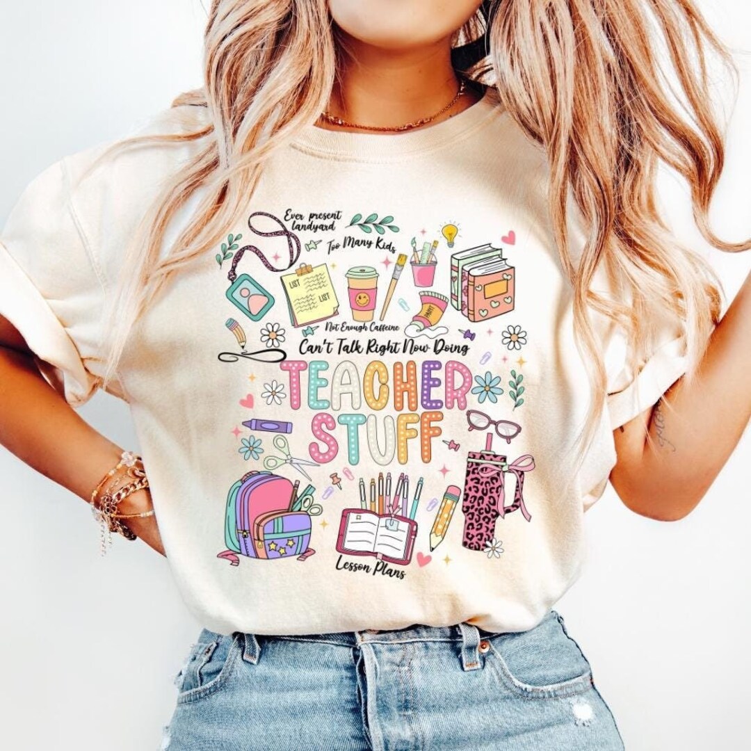 Teacher Stuff Shirt, Teacher Appreciation Gifts, Kindergarten Team ...