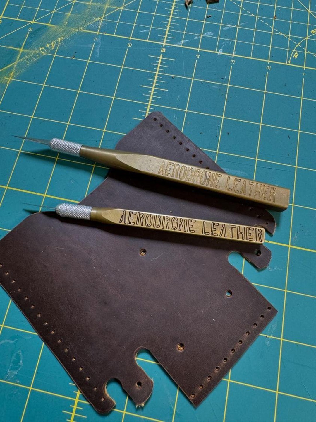 Large X-acto Handle #1, Square Brass, Engraving Available - Etsy