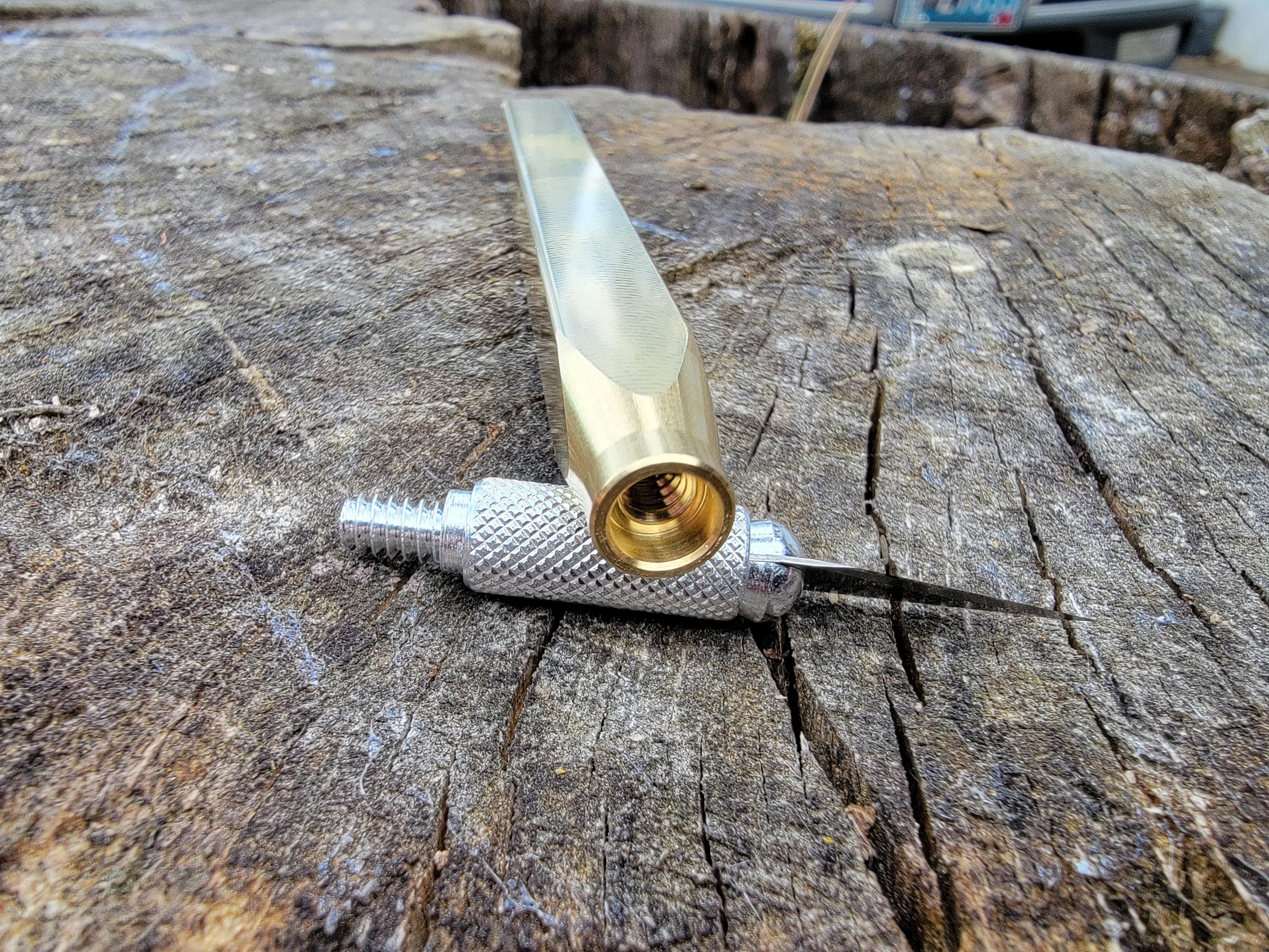 X-acto Handle #1, Square Brass, Engraving Available - Etsy