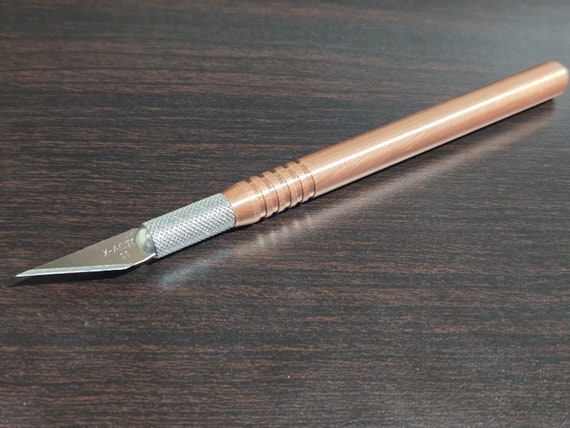 X acto Handle 1 Round Copper Etsy