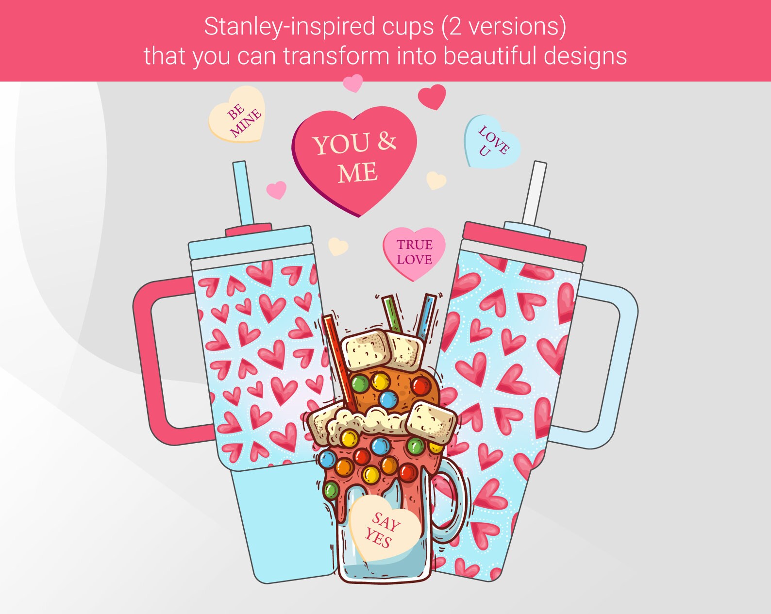 Stanley Cup SVG 2 Versions, 40oz Stanley Tumbler SVG, Stanley Cup ...