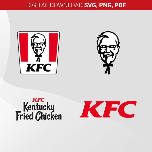 Kfc Svg Logo - Etsy
