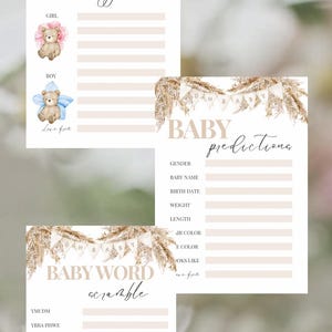 Baby Shower Games Bundle - Etsy