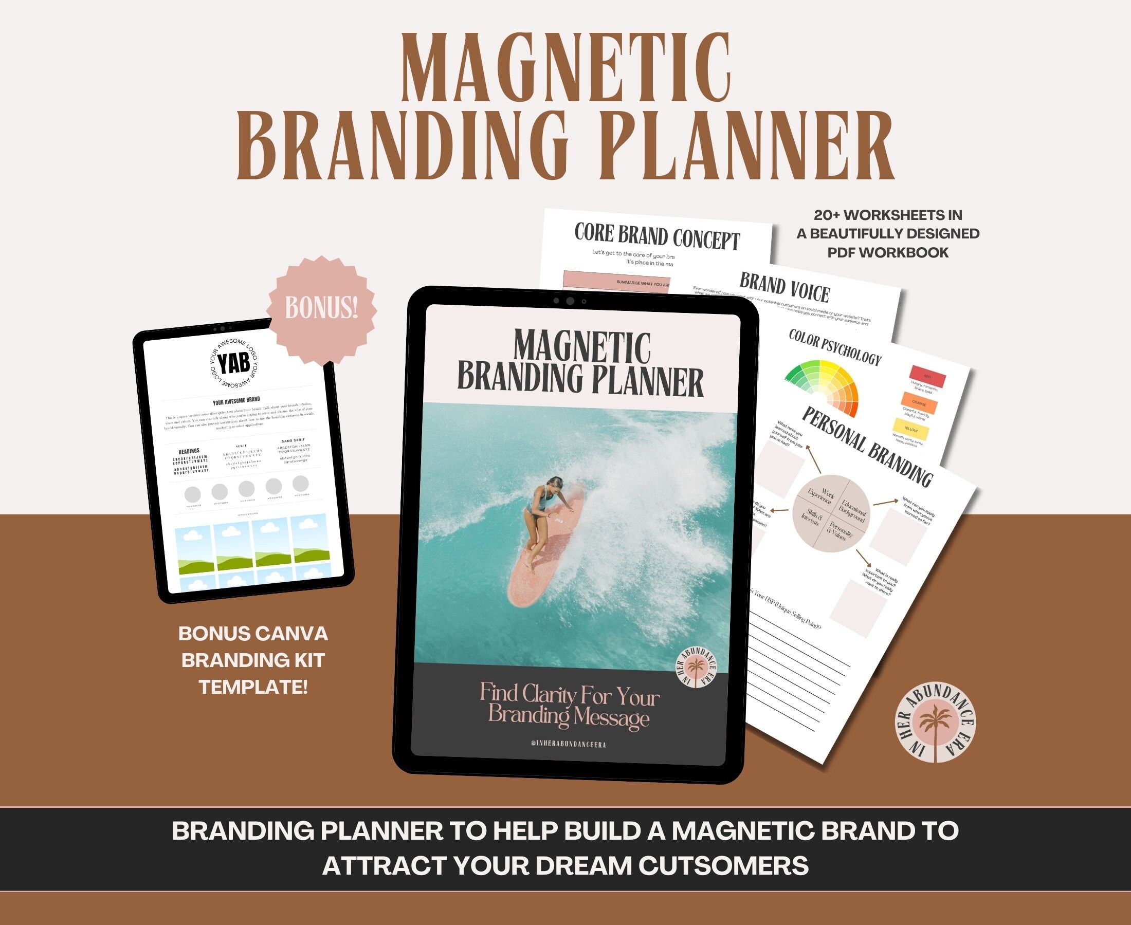 Magnetic Branding Guide, Branding Planner, Attraction Marketing ...