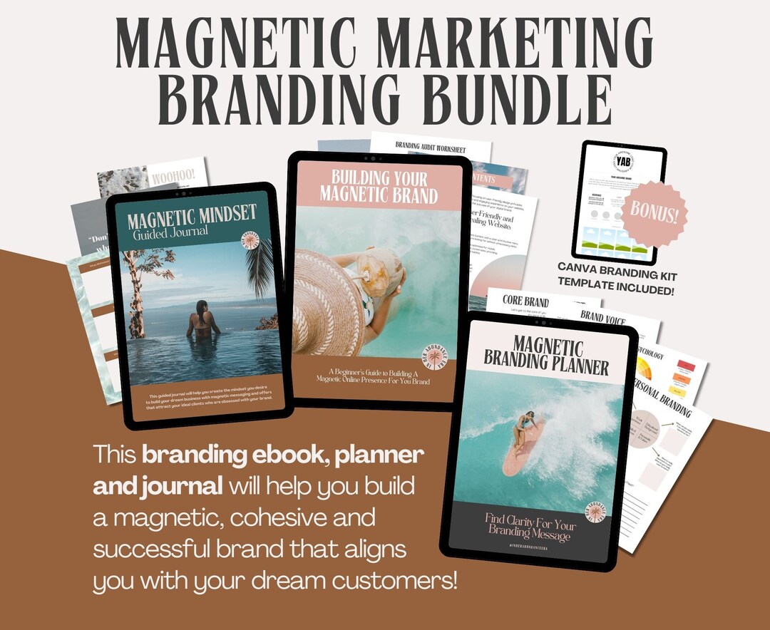 Magnetic Branding Guide, Branding Planner, Attraction Marketing ...