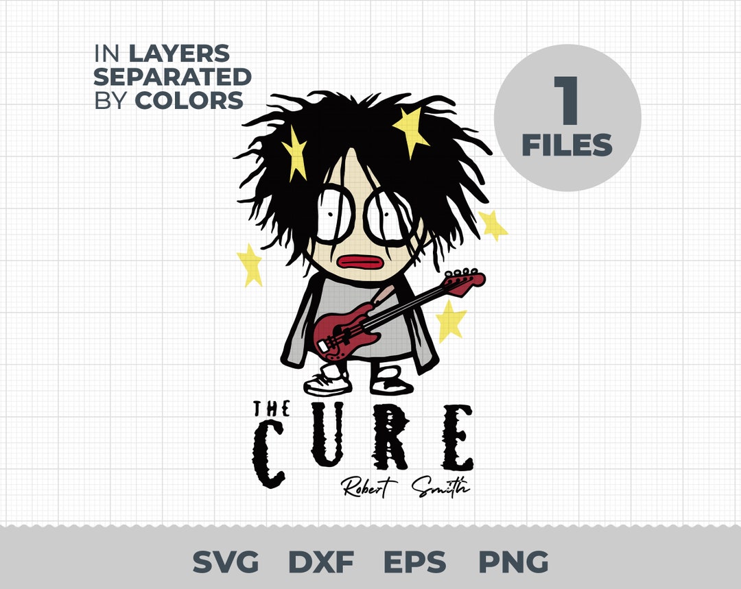 The Cure Robert Smith SVG Robert Smith Svg Digital Download - Etsy