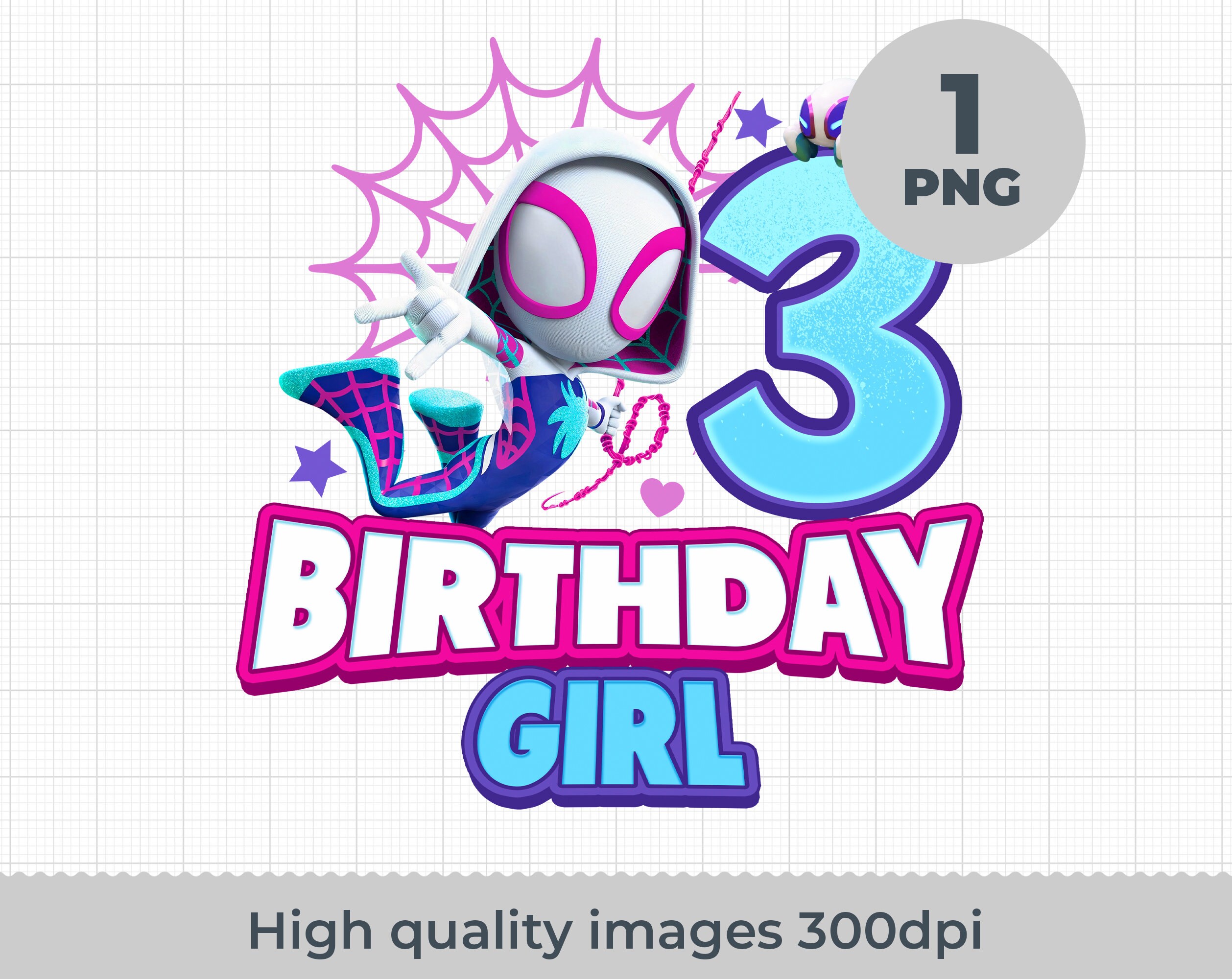Spidey and His Amazing Friends Png 3rd Birthday Girl, Superhero PNG ...